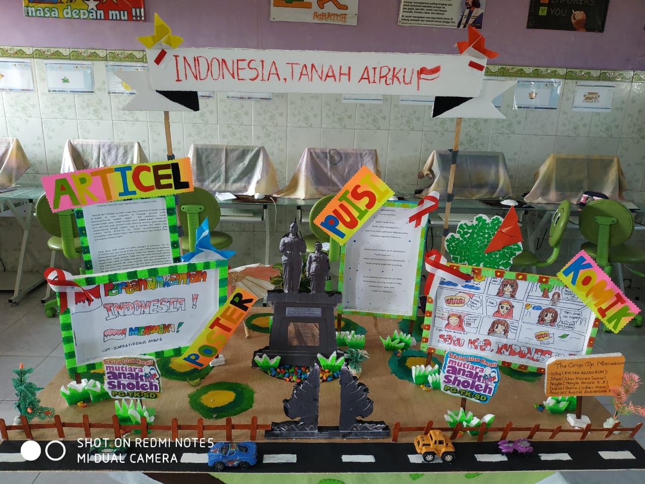 MADING 3D KARYA KELOMPOK 2 – Sekolah Islam Mutiara Anak Sholeh